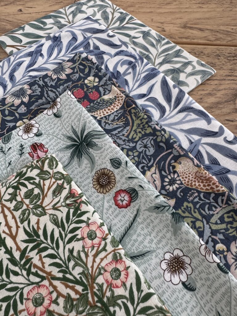 William Morris fabric bundle- cotton fabric, perfect for quilting and ...